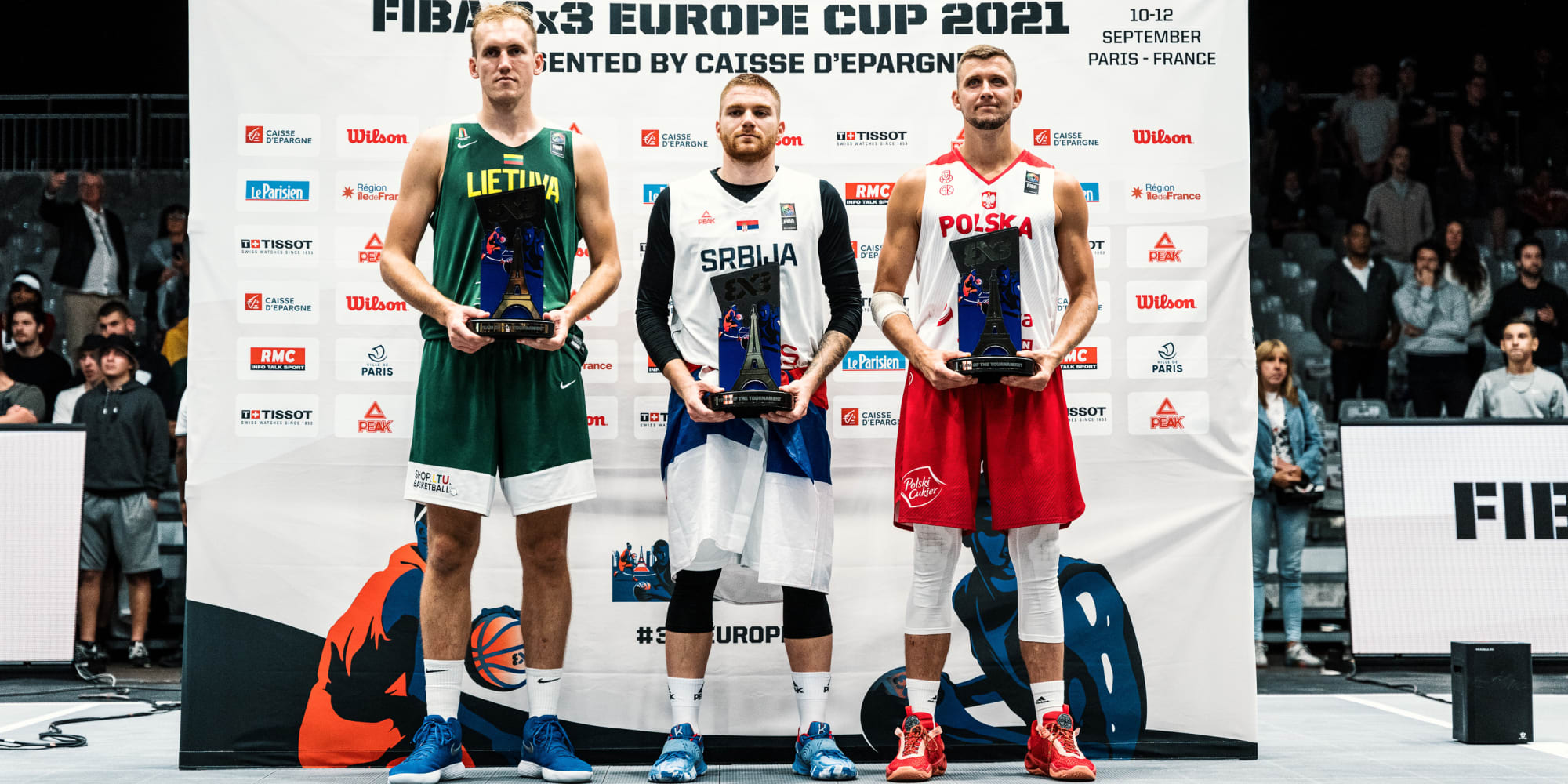 MVP Pasajlic stars in FIBA 3x3 Europe Cup, presented by Caisse d’Epargne team of the tournament