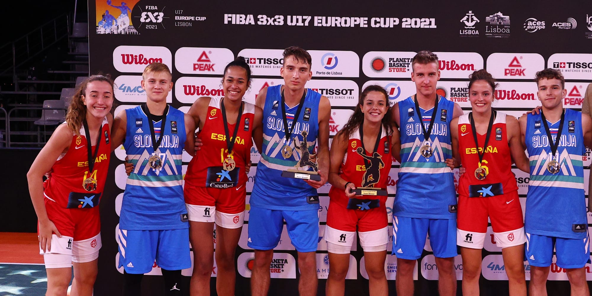Slovenia’s men and Spain’s women win FIBA 3x3 U17 Europe Cup 2021