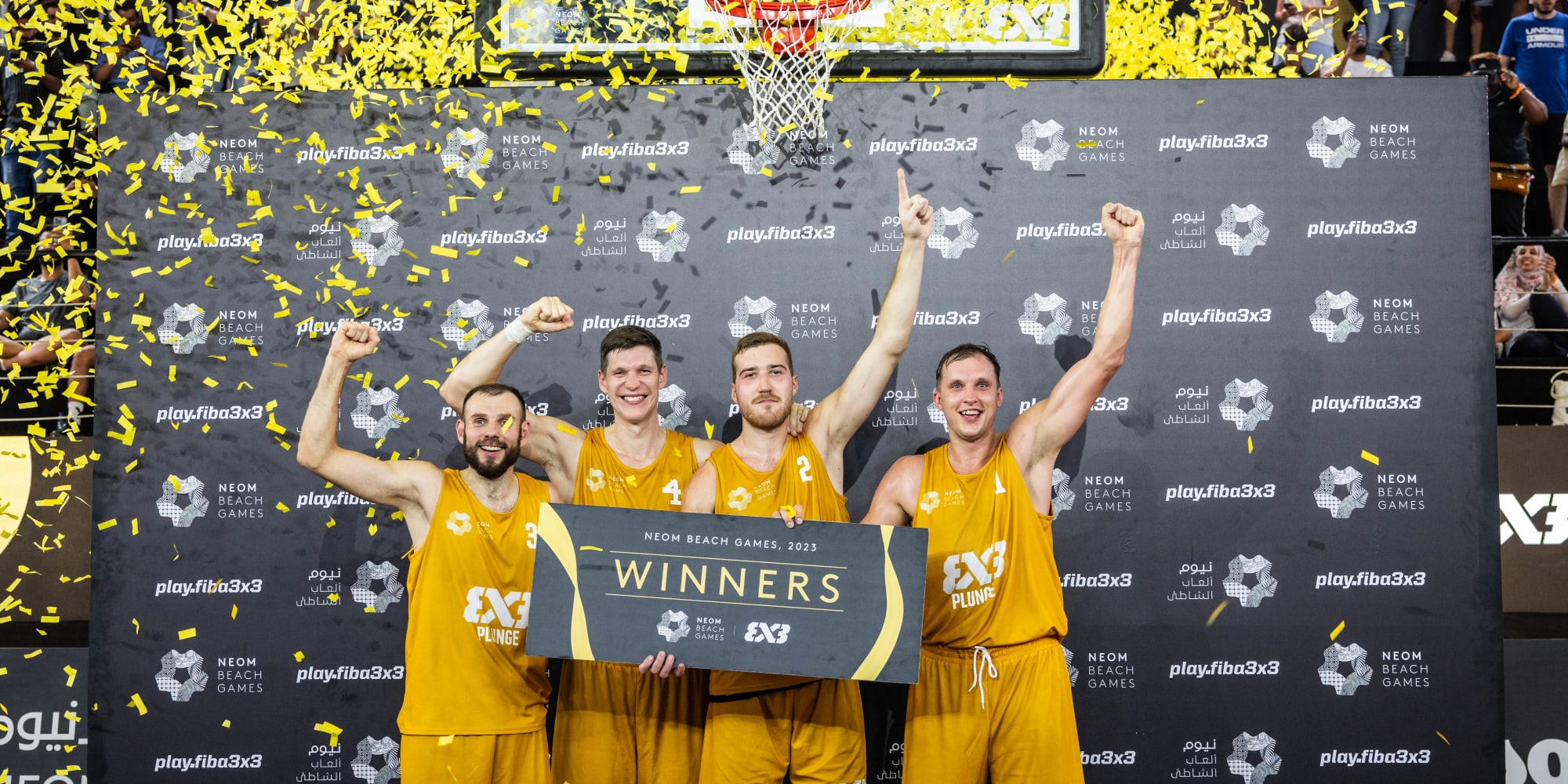 Plunge avenge loss to win FIBA 3x3 Neom Challenger 2023