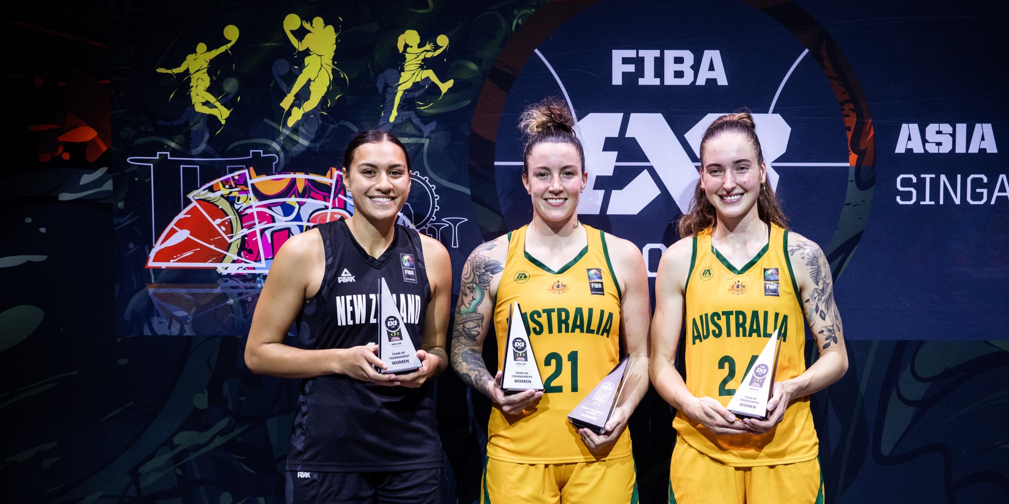 MVP Marena Whittle stars on FIBA 3x3 Asia Cup 2023 Team of the Tournament